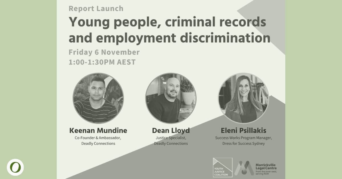 Young people, criminal records and employment discrimination