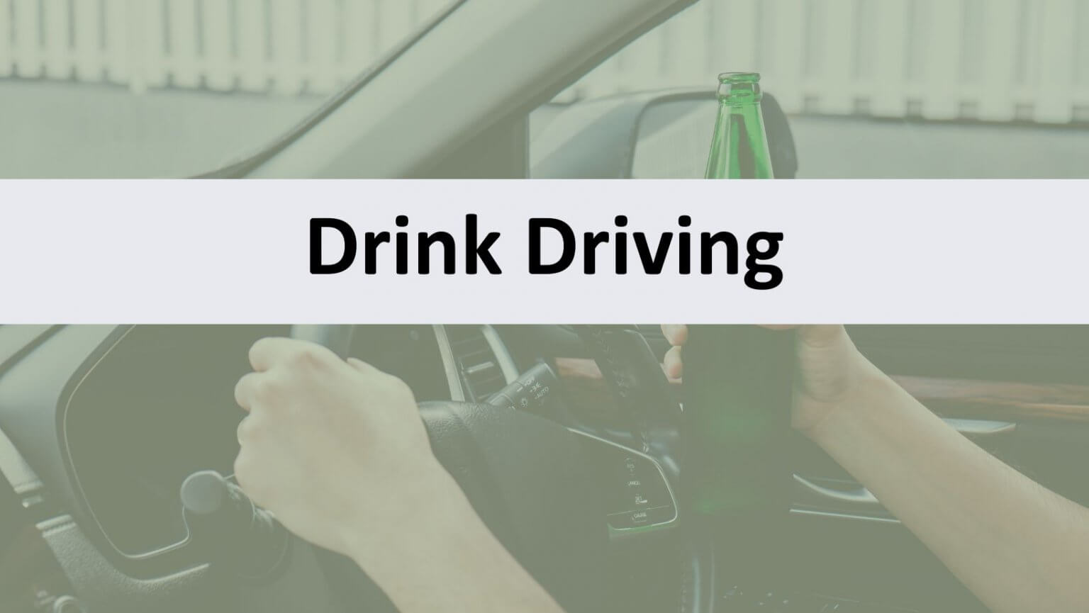 Need a Drink Driving Lawyer for a Drink Driving Charge