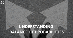 Understanding Balance of probabilities: A Brief Explanation