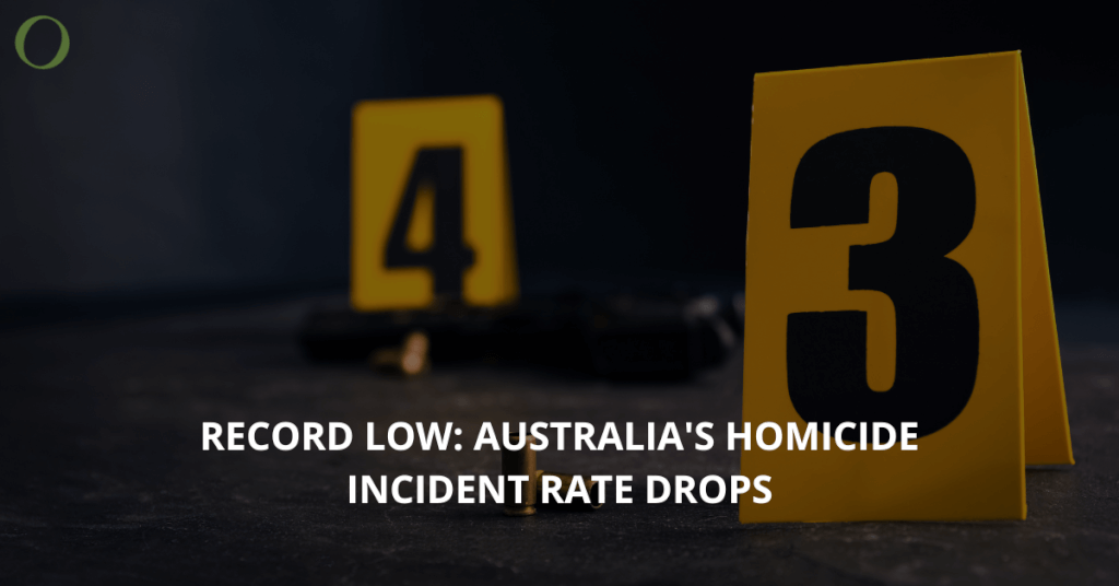 Australia's Homicide Rate Drops to Second Lowest in 30 Years