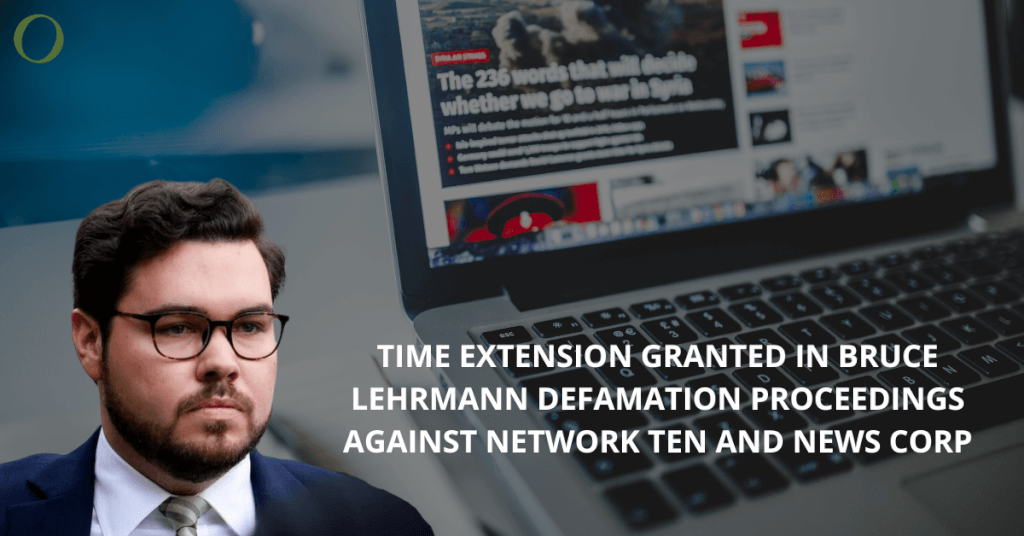 Defamation Time Extension: Lehrmann alleged sexual assault