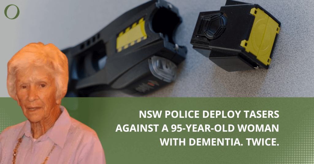 Police officer tasers 95-Year-Old Woman with dementia twice