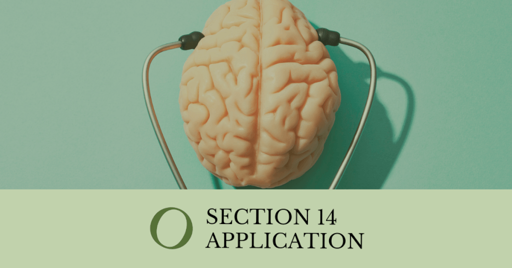 Section 14 Mental Health Order Application Lawyers, Sydney